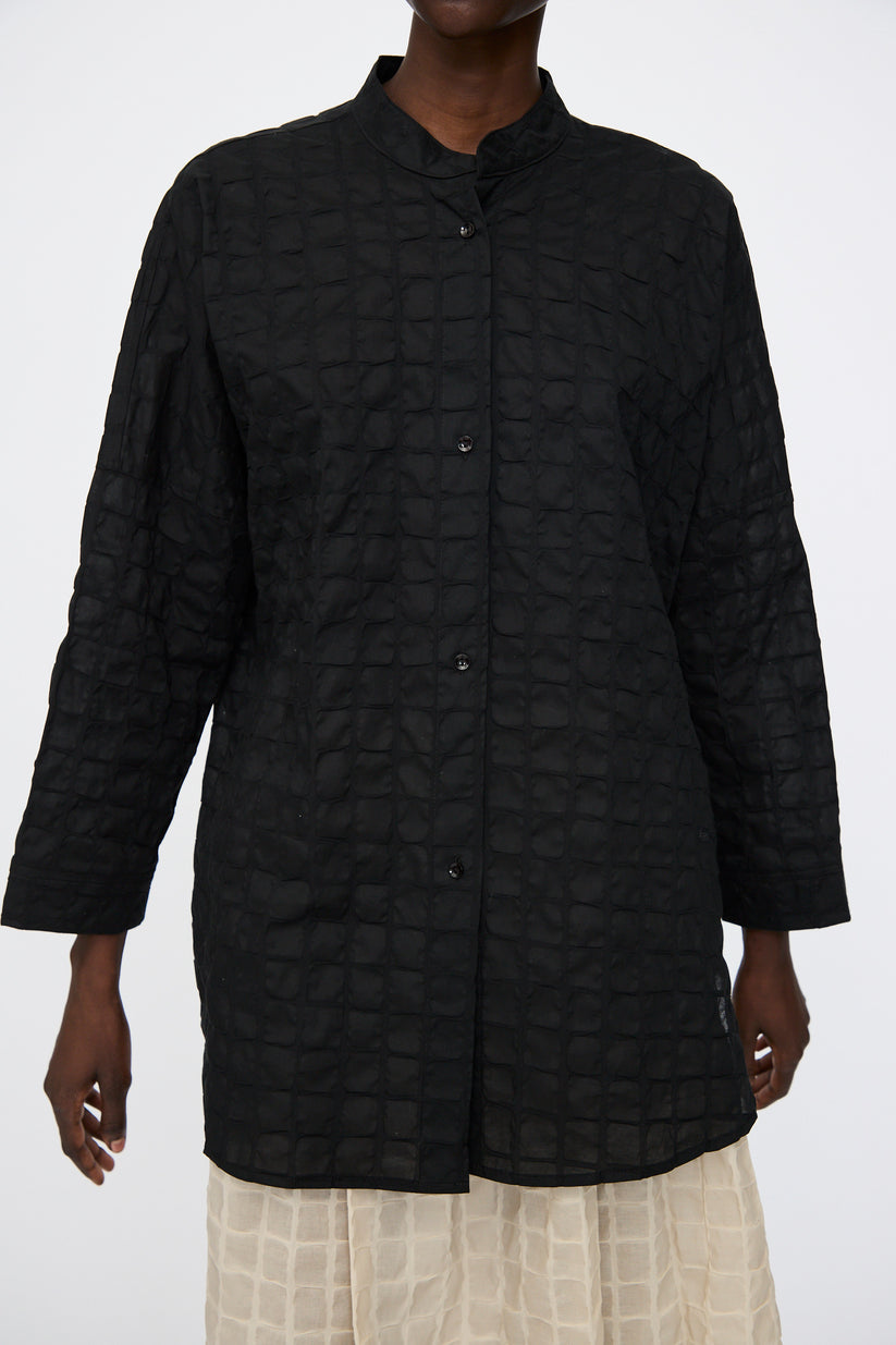 Black Crane - Ripple Finish Shirt in Black | Oroboro Store • New York, NY
