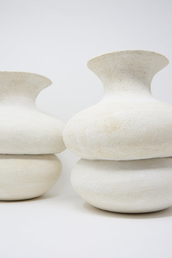 Oatmeal - Double Bottom Ceramic Vessel | Oroboro Store • New York, NY